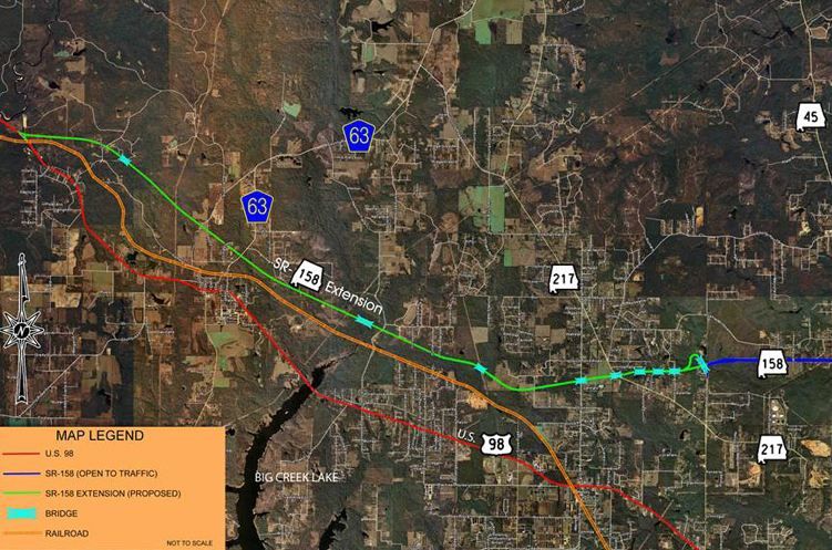 Proposed Highway 158 project set to begin again in 2019 - FOX10 News | WALA
